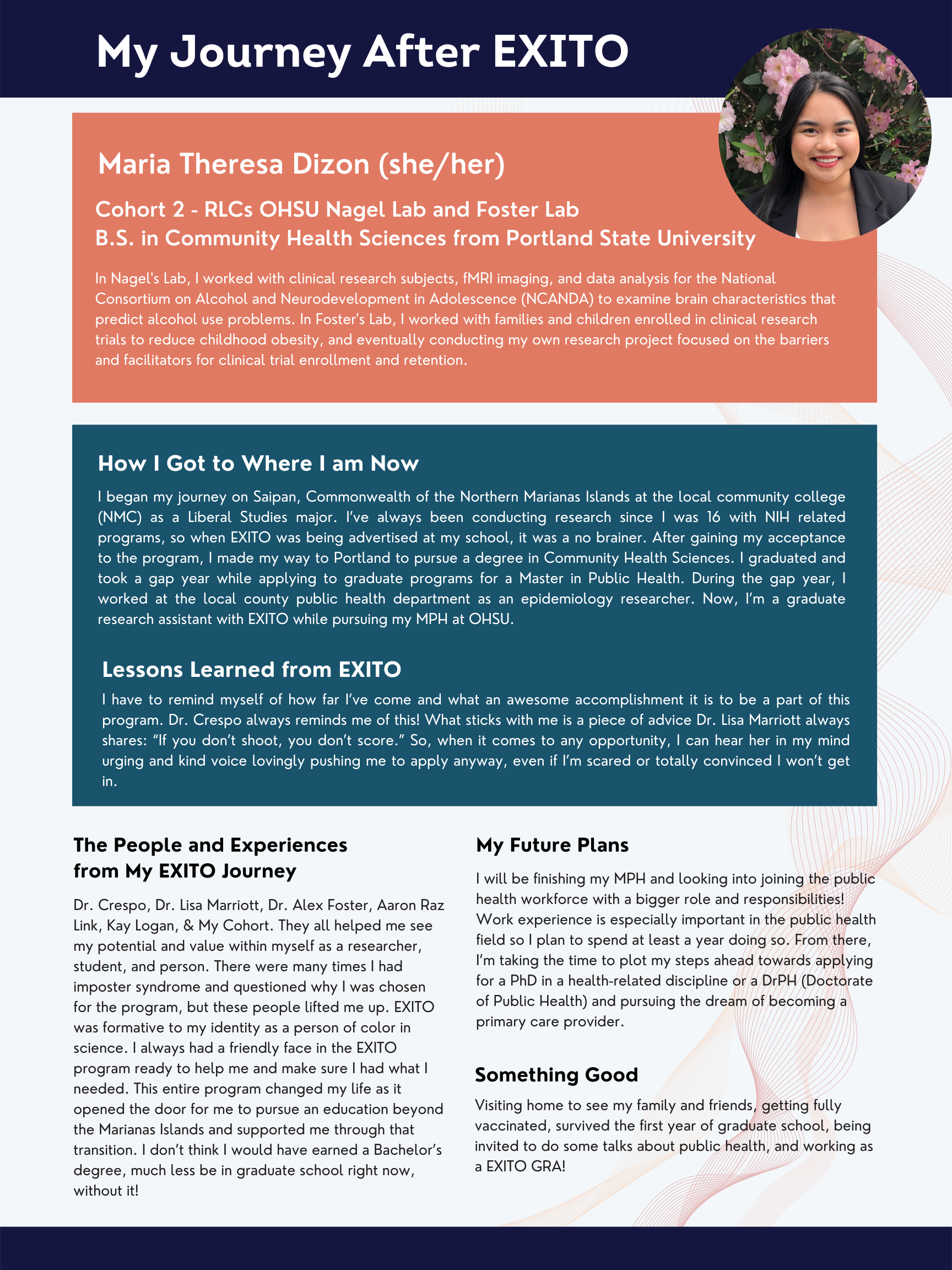 BUILD EXITO Alumni Profile: Maria Dizon | Portland State University